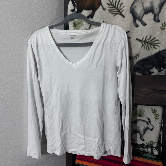 Tops | White Long Sleeve Tee | Poshmark